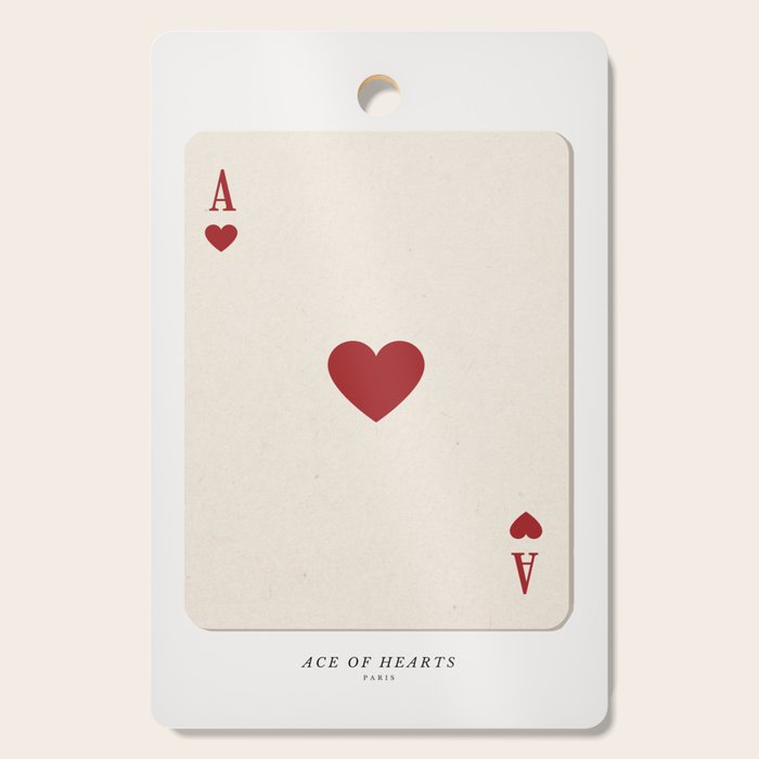 playing cards heart shape