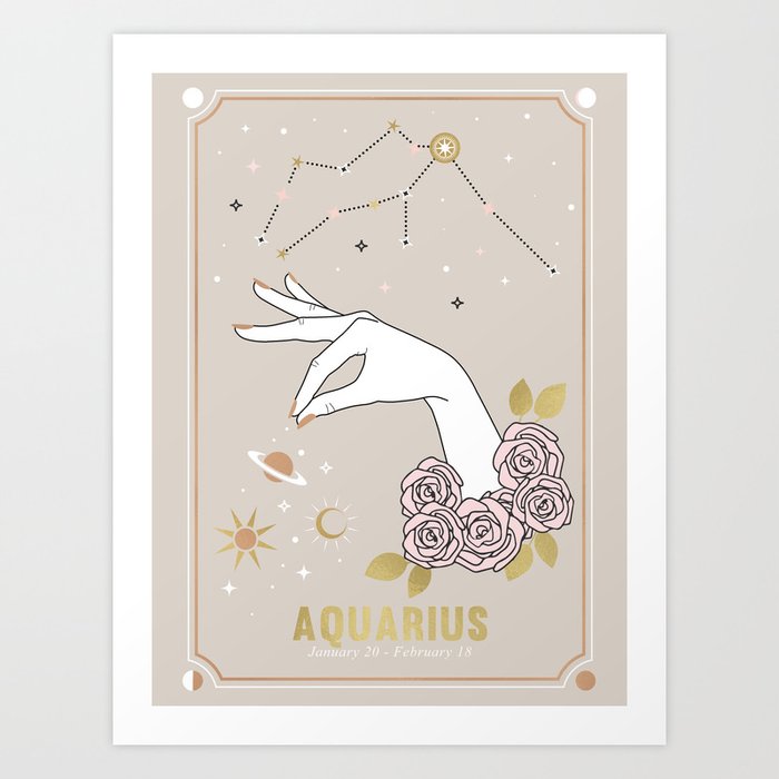 aquarius print