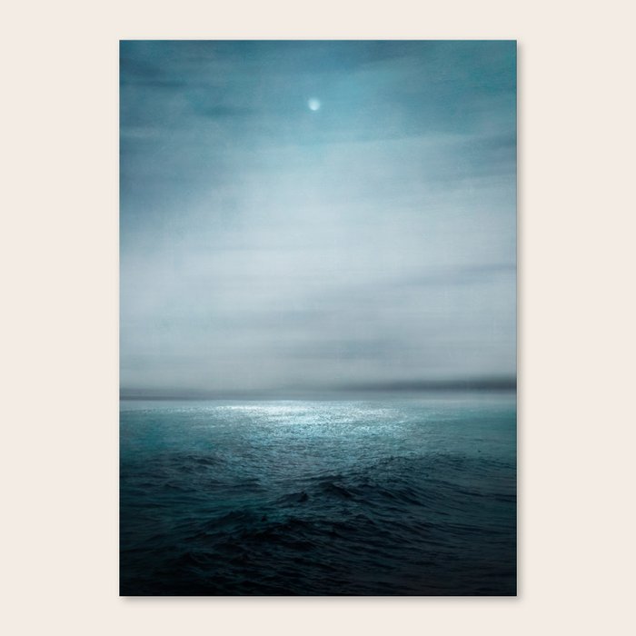 Sea Under Moonlight Canvas Print by Andreas12 | Society6