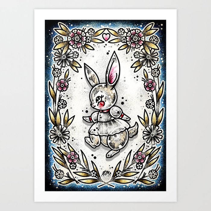 Rabbit Tattoo Art