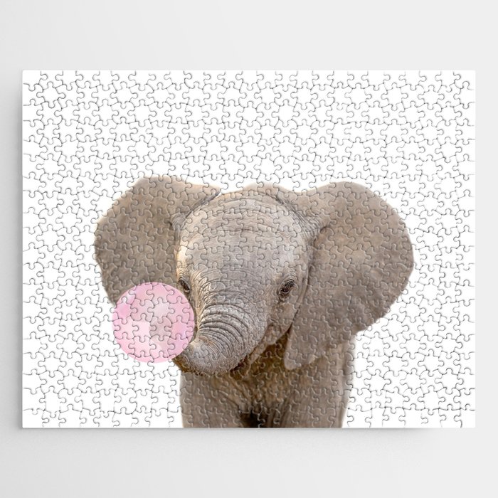 how to draw a elephant blowing bubbles