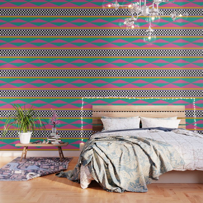 80s pattern wallpaper