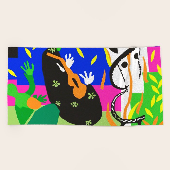 henri matisse the sadness of the king Beach Towel by nobel-art | Society6