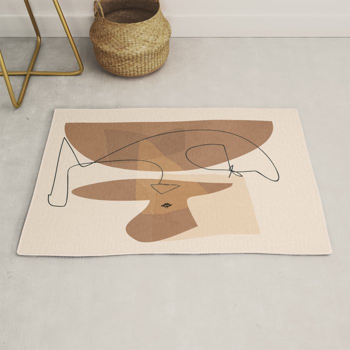 Free Abstract Art III Rug by City Art | Society6