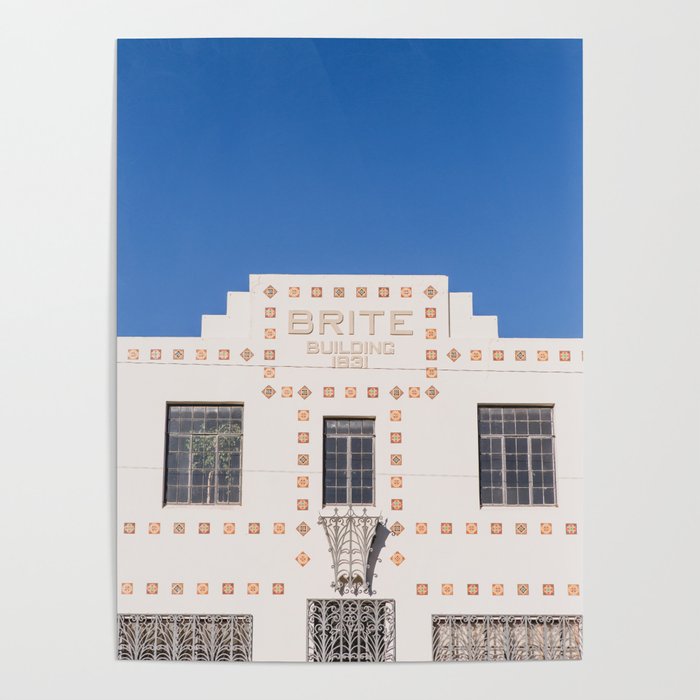 Brite Building - Marfa Texas Photography Poster by In This Instance ...