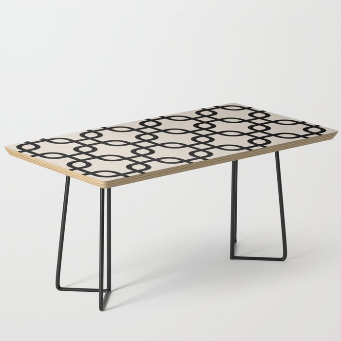 Classic Hollywood Regency Overlapping Trellis Pattern 434 Coffee Table ...