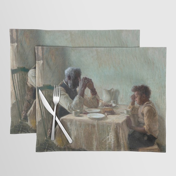 The Thankful Poor, 1894 by Henry Ossawa Tanner Placemat by High ... The Thankful Poor, 1894 by Henry Ossawa Tanner Placemat by High ...