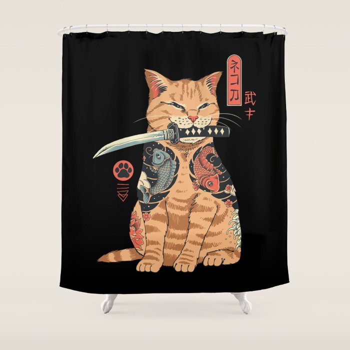 Catana Shower Curtain by Vincent Trinidad Art | Society6