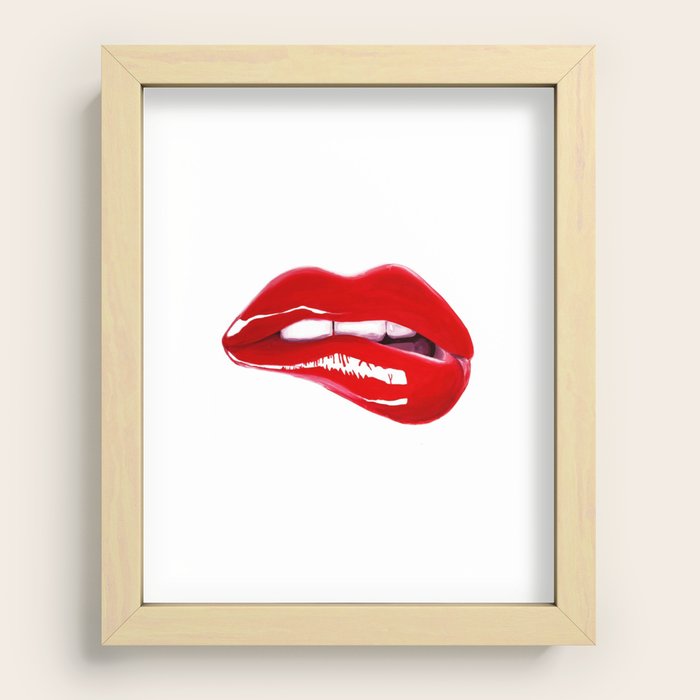 red lips artwork