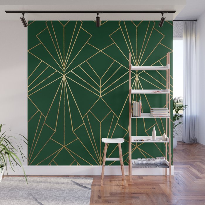 wall murals green