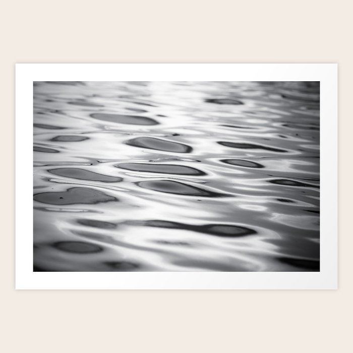 Water Ripples Black And White