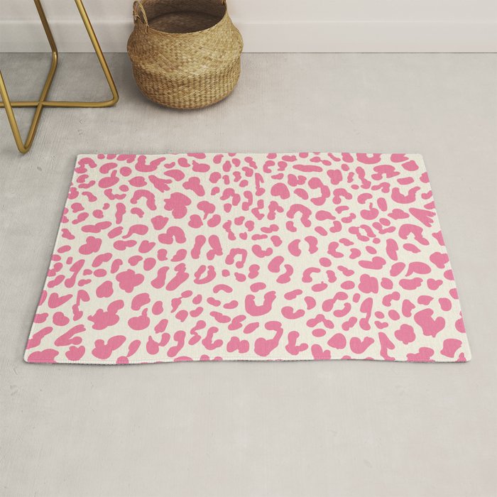 leopard print rug