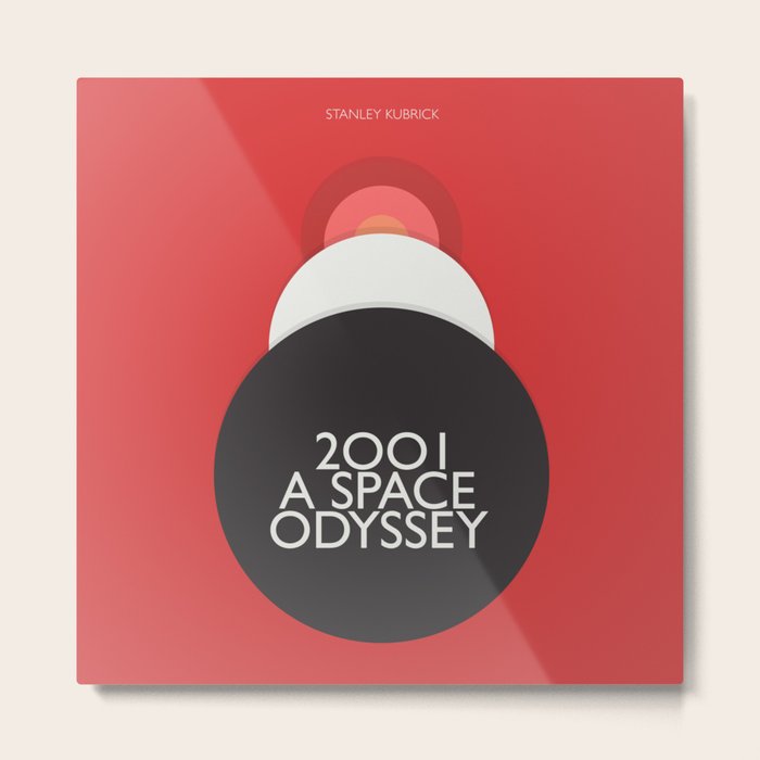 2001 A Space Odyssey Minimal Poster