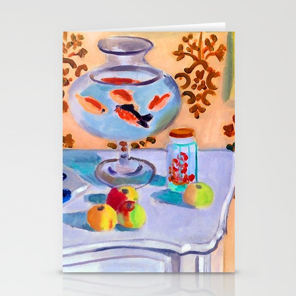 Henri Matisse The Goldfish Bowl Stationery Cards by Jon Baran | Society6