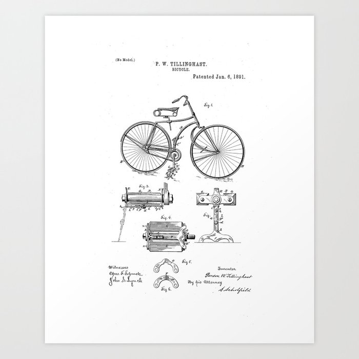 Hand Drawn Vintage Bicycle