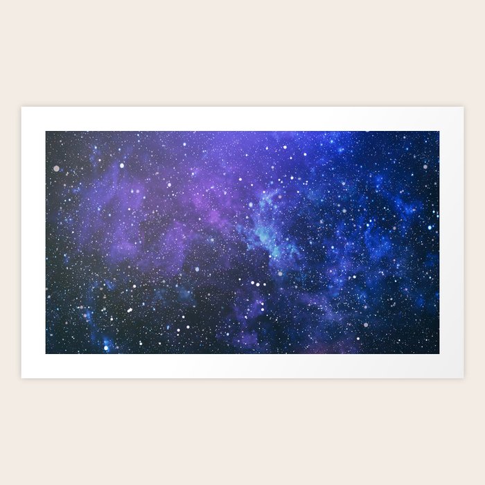 Art & Collectibles Space Art Print Galaxy Painting Prints Digital ...