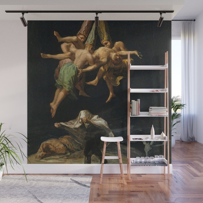 The witches' flight gothic horror surrealism portrait painting by ...