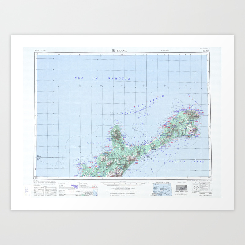 Kuril Island Map