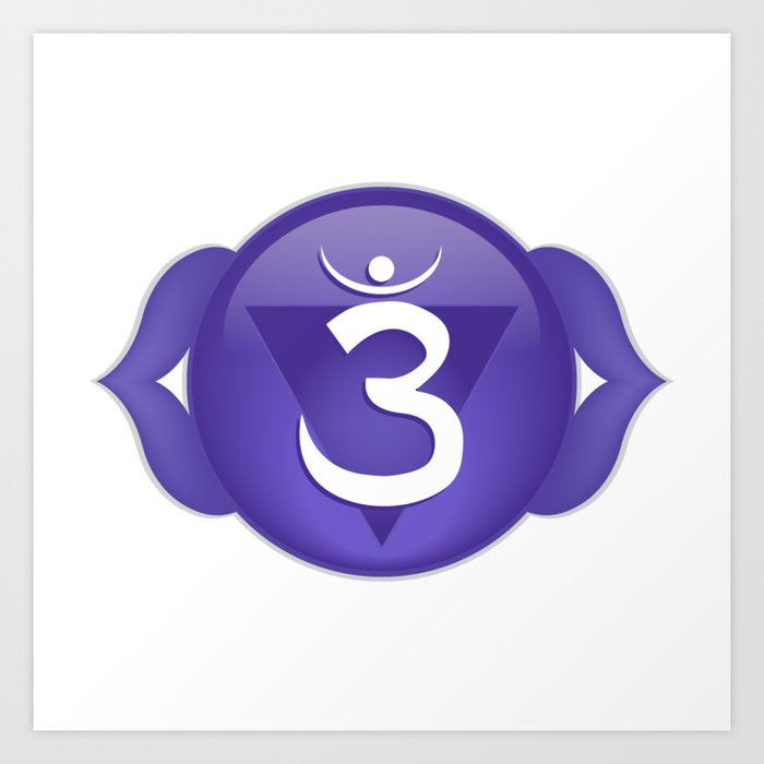 Third Eye Chakra Symbol Art