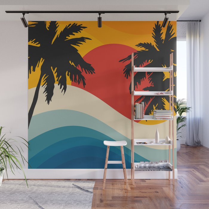 Abstract landscape art #5 Wall Mural by DP Design Art | Society6