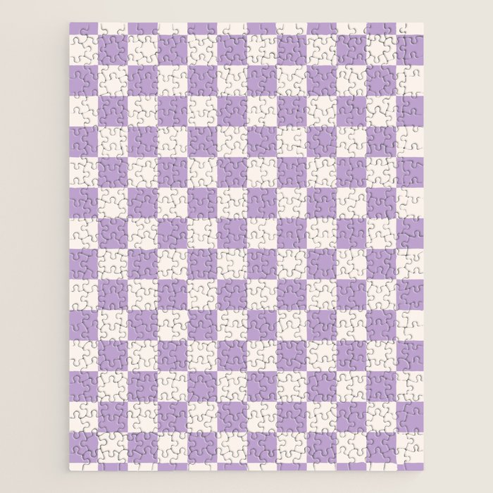 light purple checkered pattern