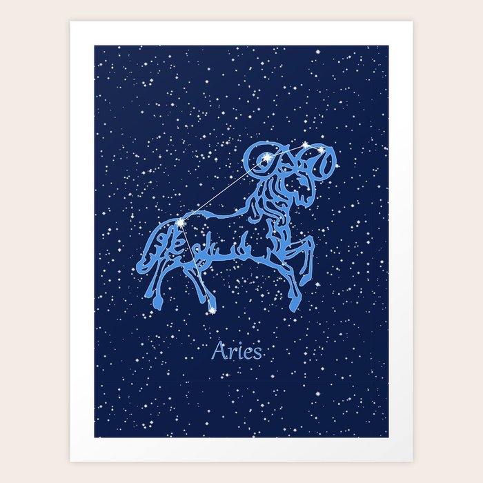Aries Star Constellation Drawing