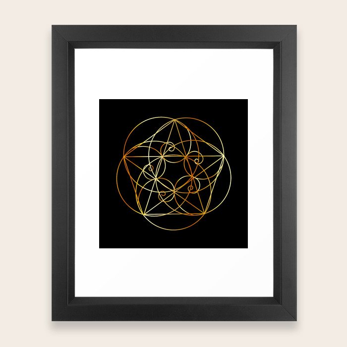 Sacred Geometry Spiral Fibonacci