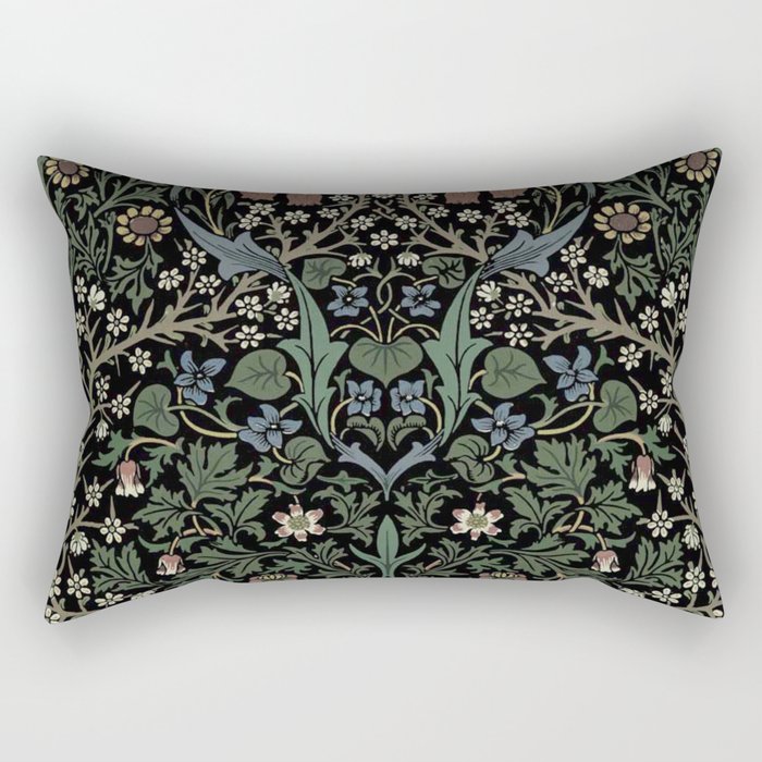 dark green rectangle cushion