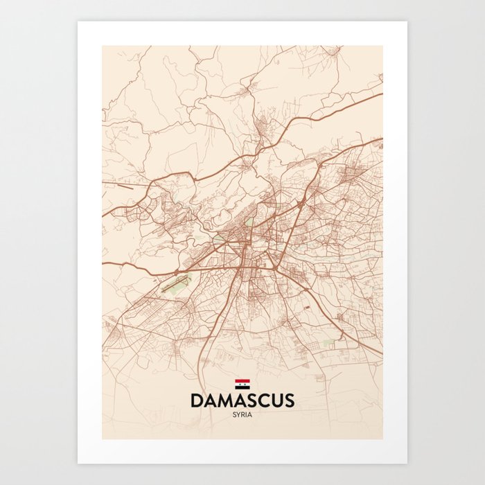 Damascus City Map