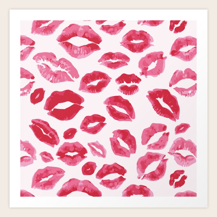 lipstick print