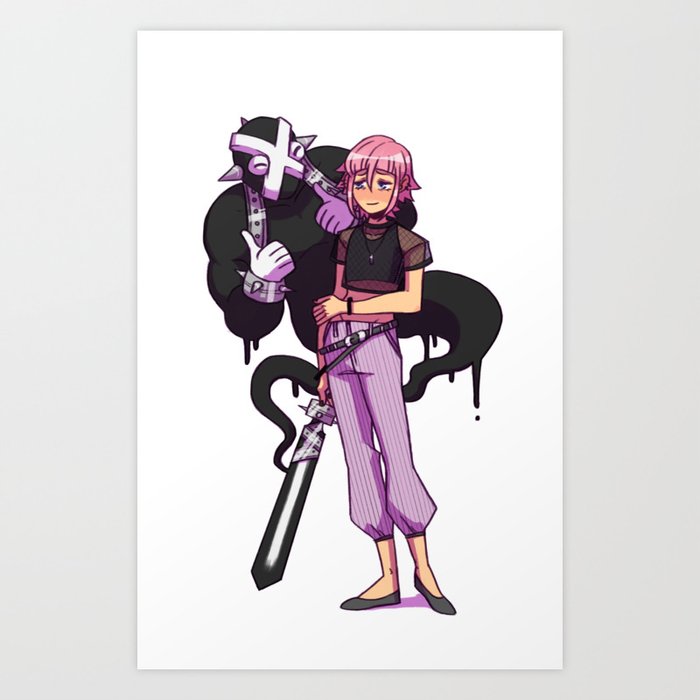 Crona And Ragnarok Drawing