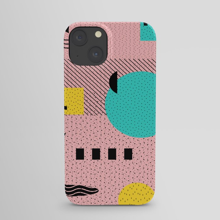 Hello Memphis Peach Berry Iphone Case By Silverpegasus Society6