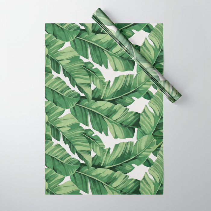 banana leaf design paper