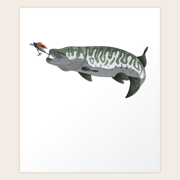 Muskie Fish Clipart