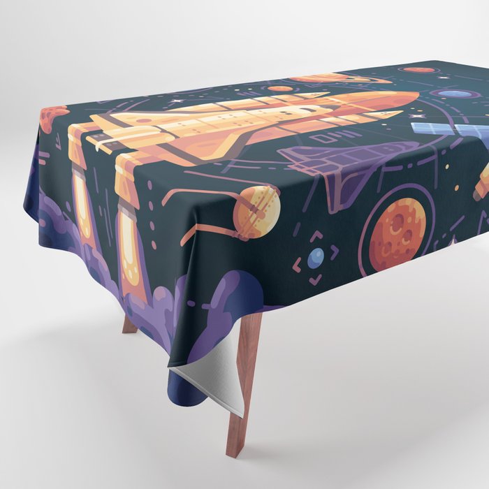 solar system tablecloth