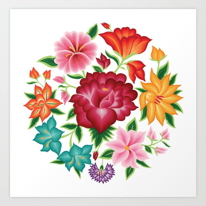 Mexican Floral Print