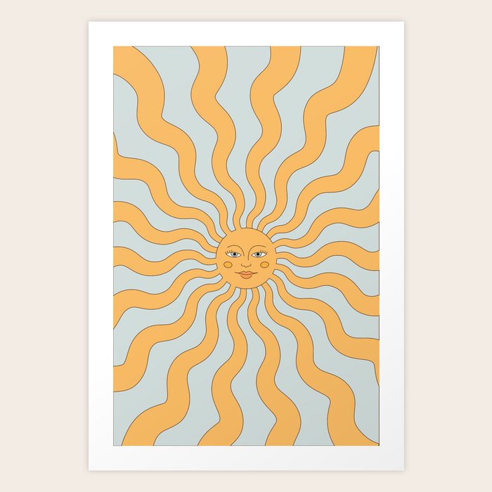 Hippie Face Paint 60s