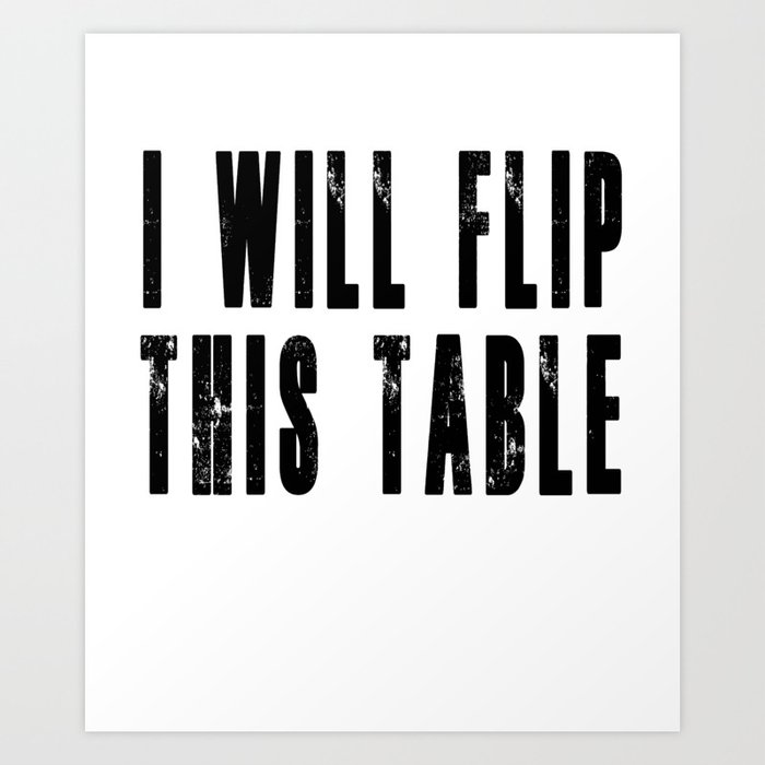 Table Flip Text Art