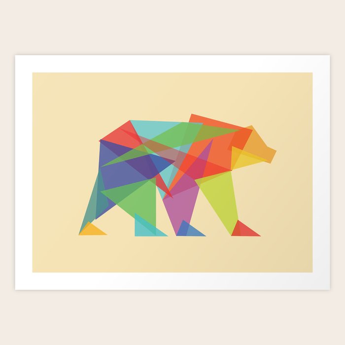 geometric bear design