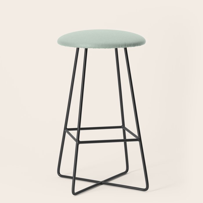 solid light green stool