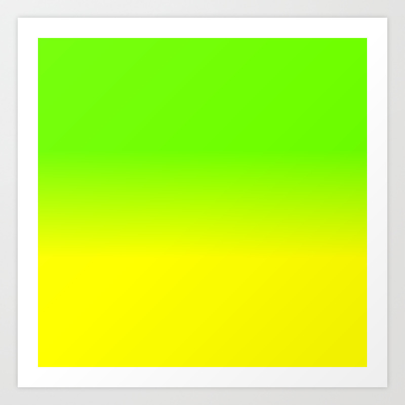 Neon Yellow Green Color
