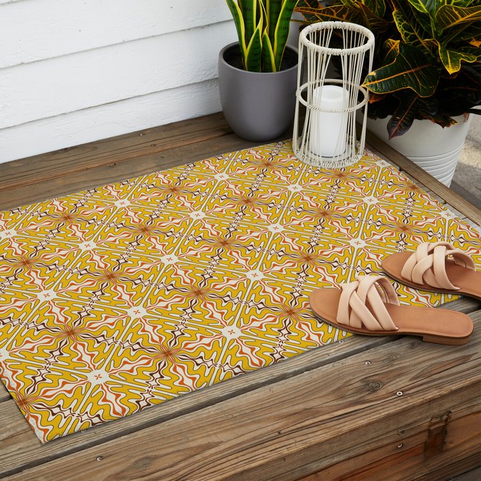 spanish tile pattern rug