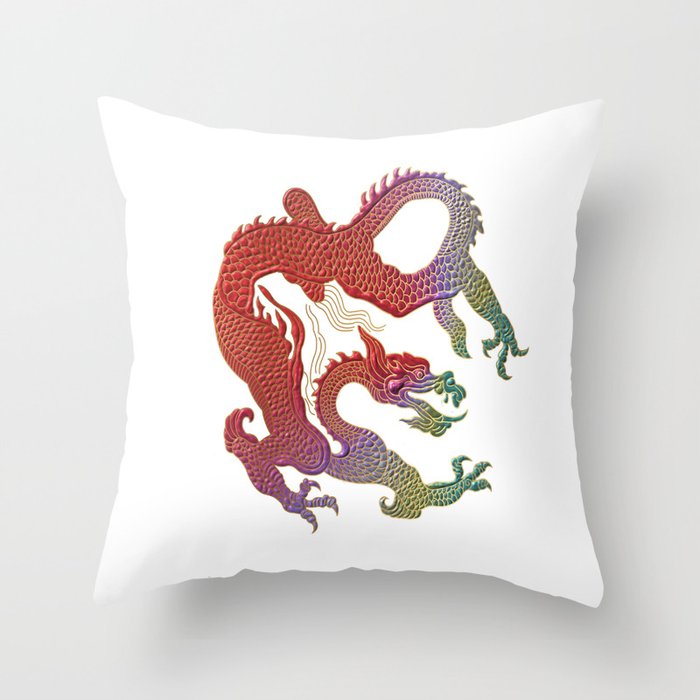 Chinese Dragon Throw Pillow By Rueger Arts De Society6