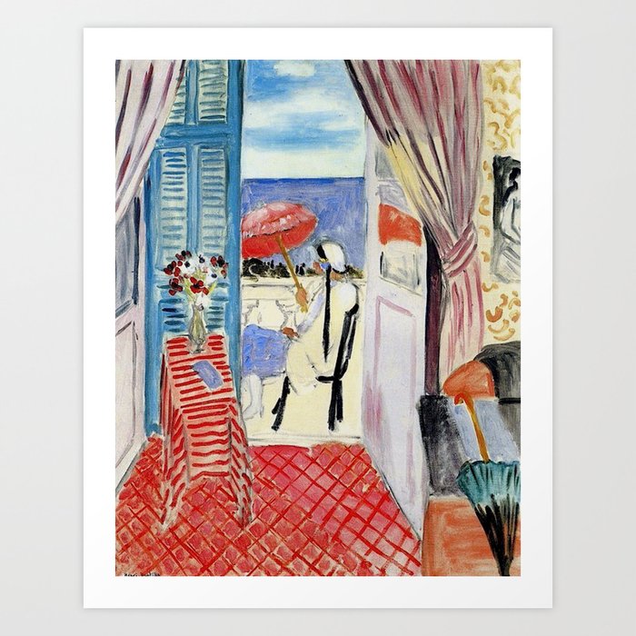 open window framed art