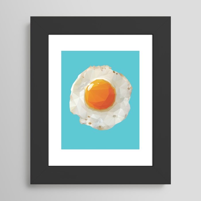fried egg artwork