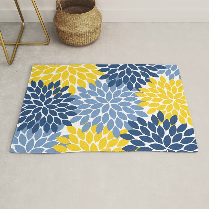 flower pattern rug