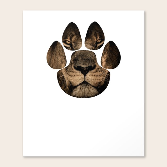 Lion Paw Prints