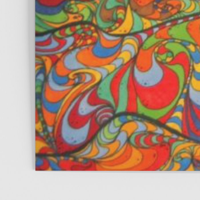 psychedelic illustration poster