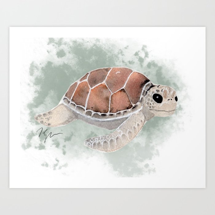 Baby Sea Turtle Paintings