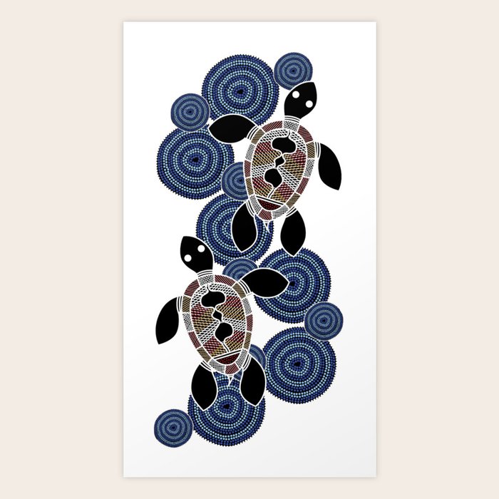 aboriginal art turtle